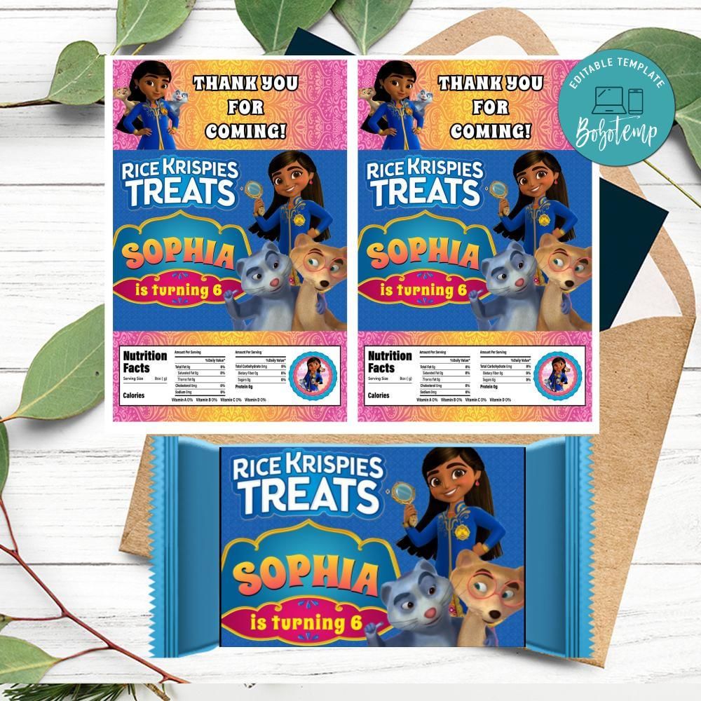 Mira Royal Detective Rice Krispies Treats Template Printable | Bobotemp ...