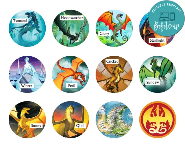 printable wings of fire