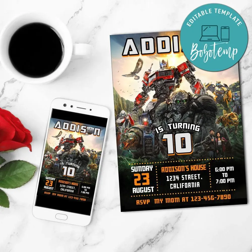 Wish Disney Birthday Flyer Customizable Template DIY | Bobotemp