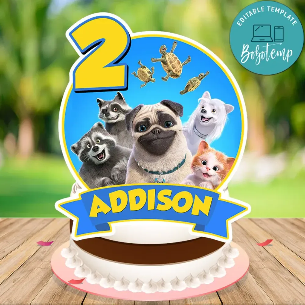 Mighty mike Birthday Cake Topper Template Printable | Bobotemp