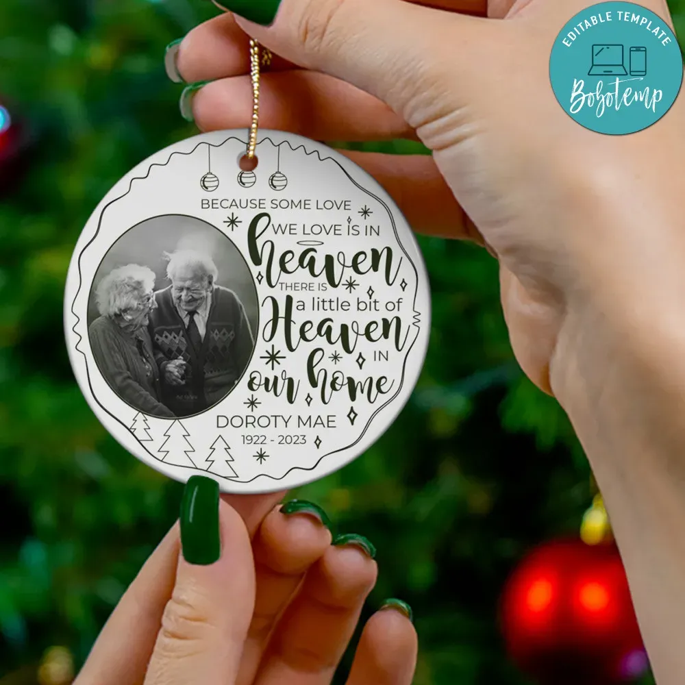 Memorial Christmas Ornament Gift | Bobotemp