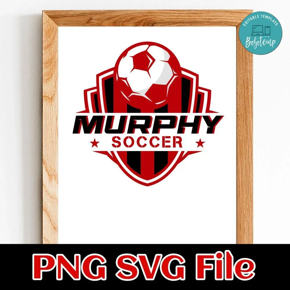 Murphy soccer SVG PNG | Bobotemp