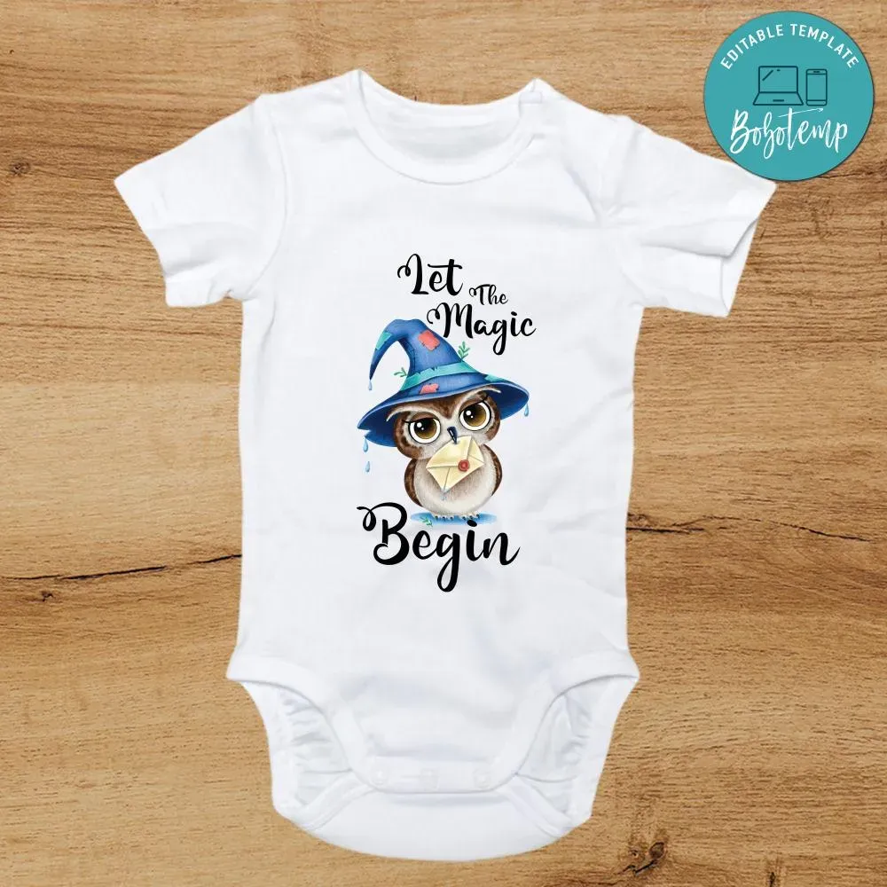 Let The Magic Begin Toddler Shirt | Bobotemp