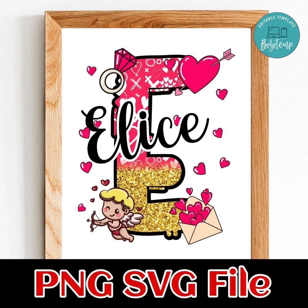 Cupid with letter Customer Request SVG | Bobotemp