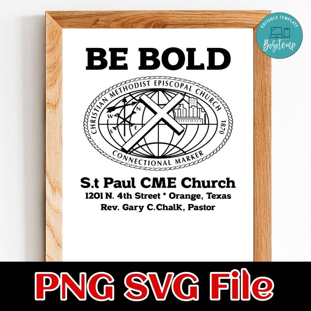 Christian Methodist Episcopal Church logo Customer Request PNG | Bobotemp
