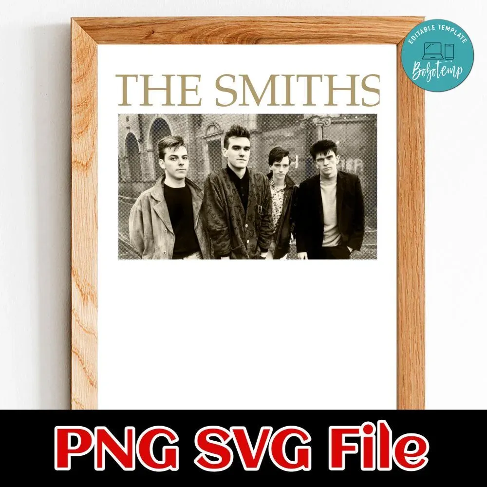 The smiths PNG design template | Bobotemp