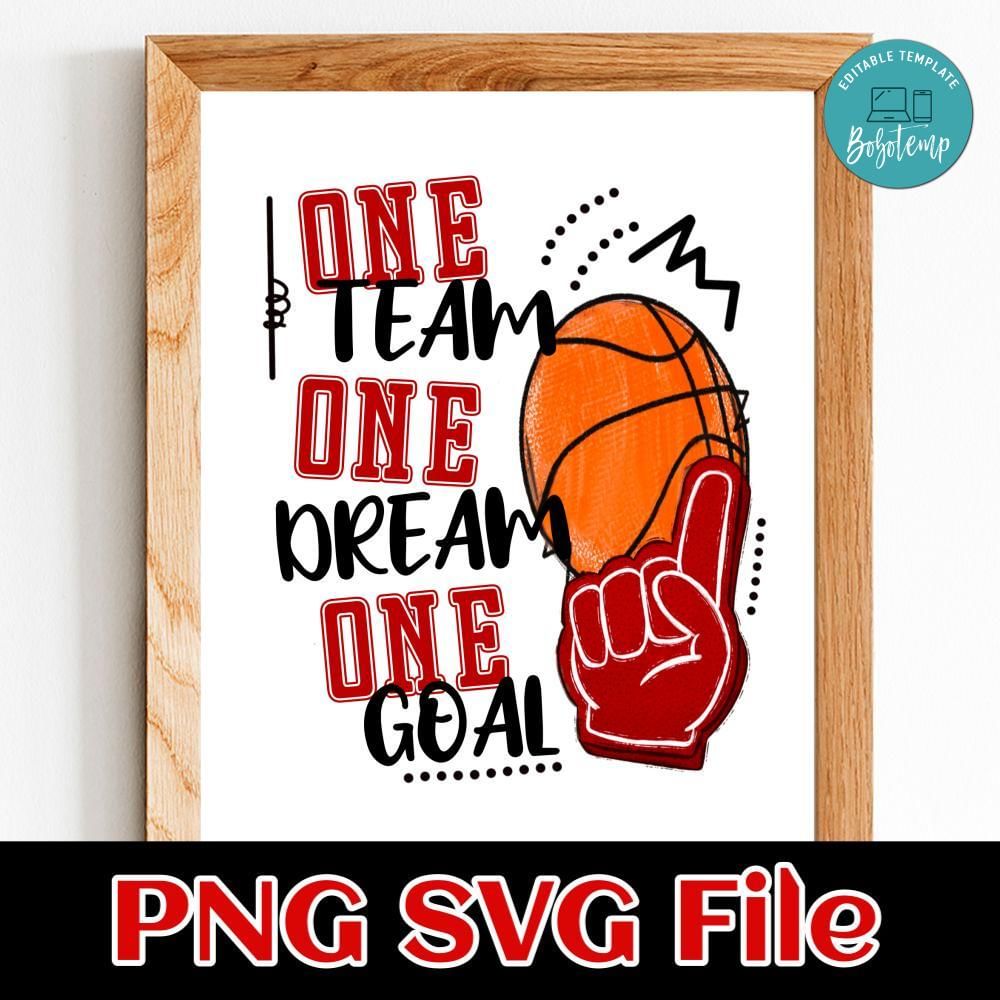 One team one dream one goal PNG | Bobotemp