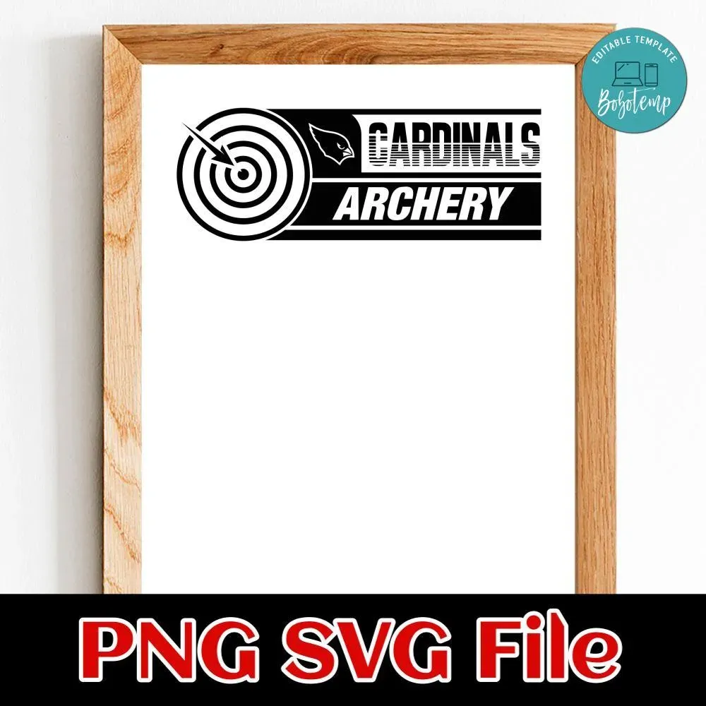 Cardinals Archery SVG | Bobotemp