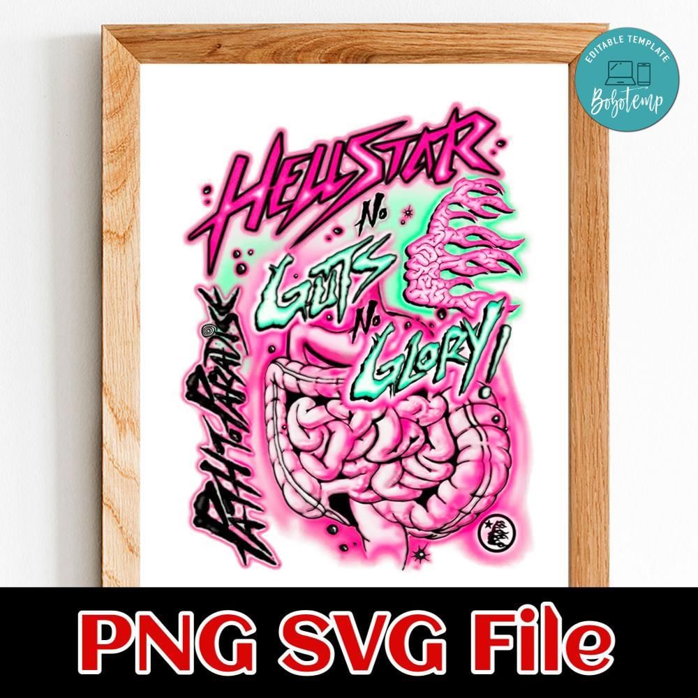 HellStar No Guts No Glory Customer Request PNG | Bobotemp