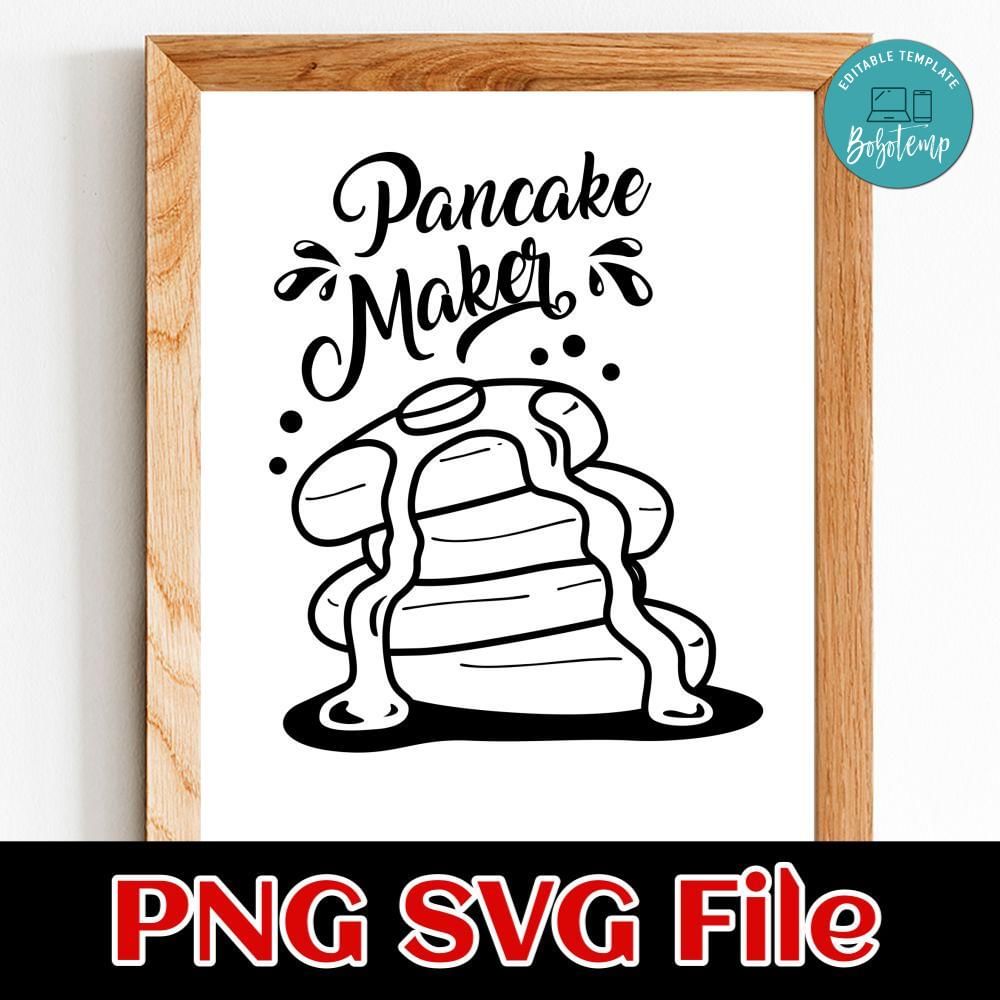 Pancake Maker SVG PNG | Bobotemp