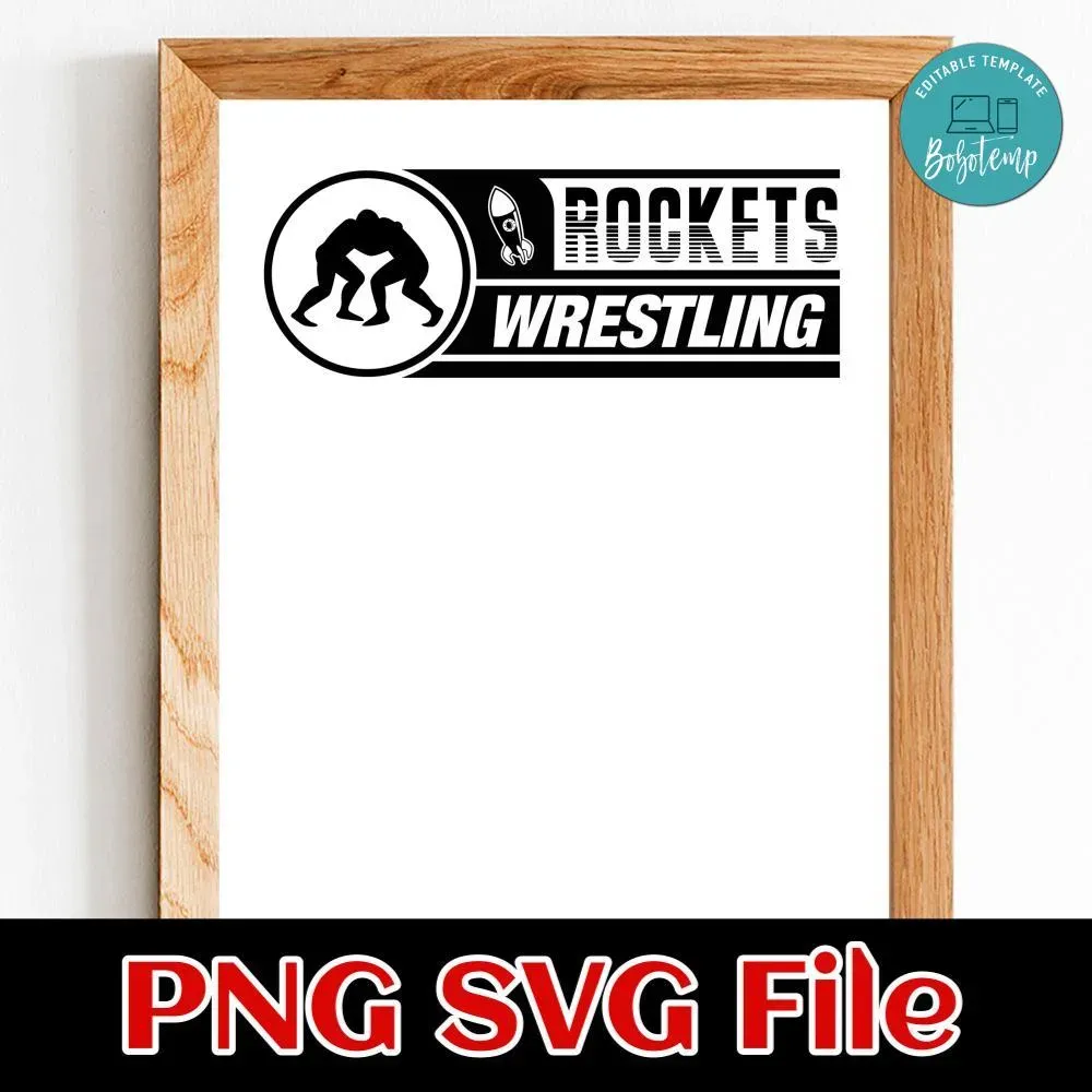 Rockets Wrestling SVG | Bobotemp