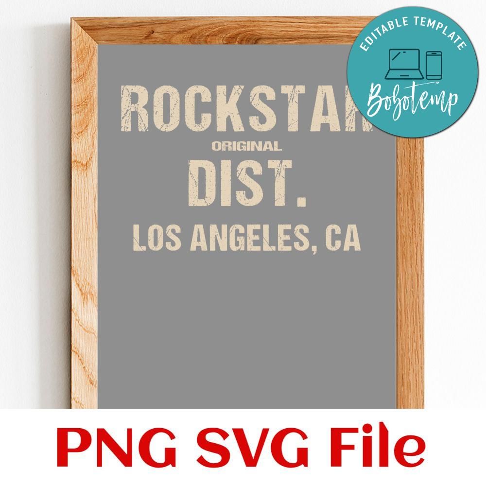 Rockstar original dist Los Angeles CA Customer Request PNG | Bobotemp