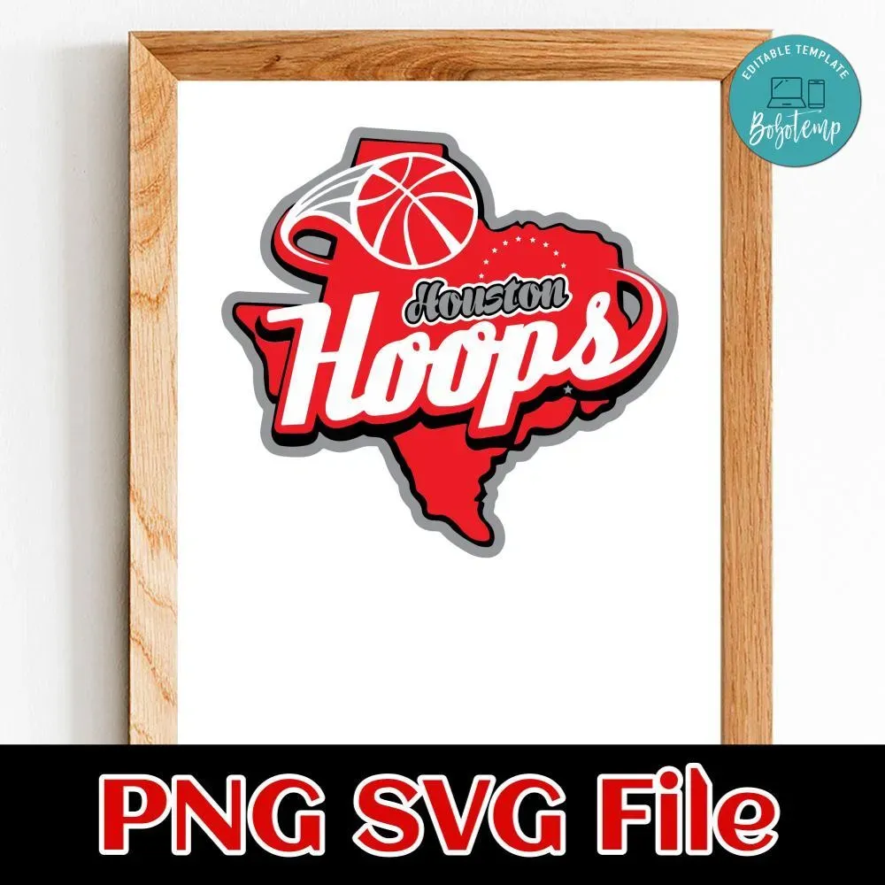 Houston Hoops Customer Request PNG | Bobotemp