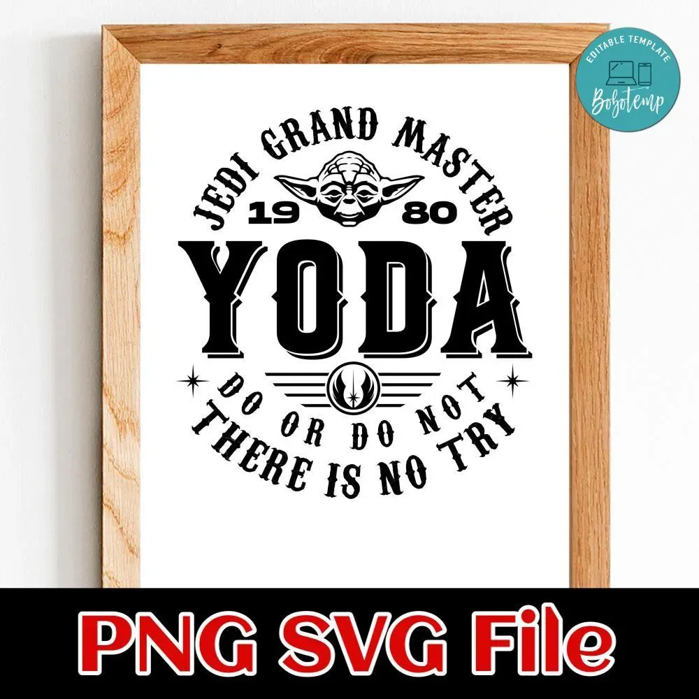 Jedi Grand Master PNG SVG design template | Bobotemp