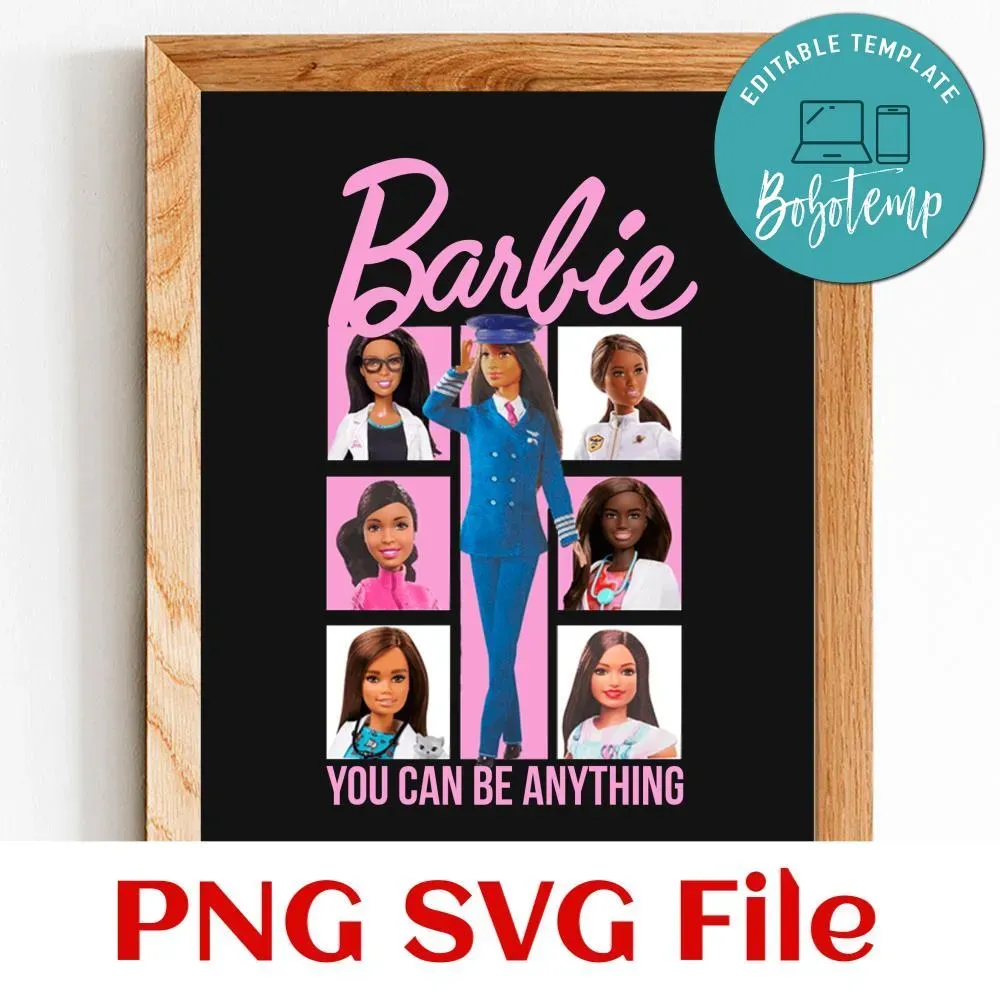 Barbie You Can Be Anything PNG | Bobotemp