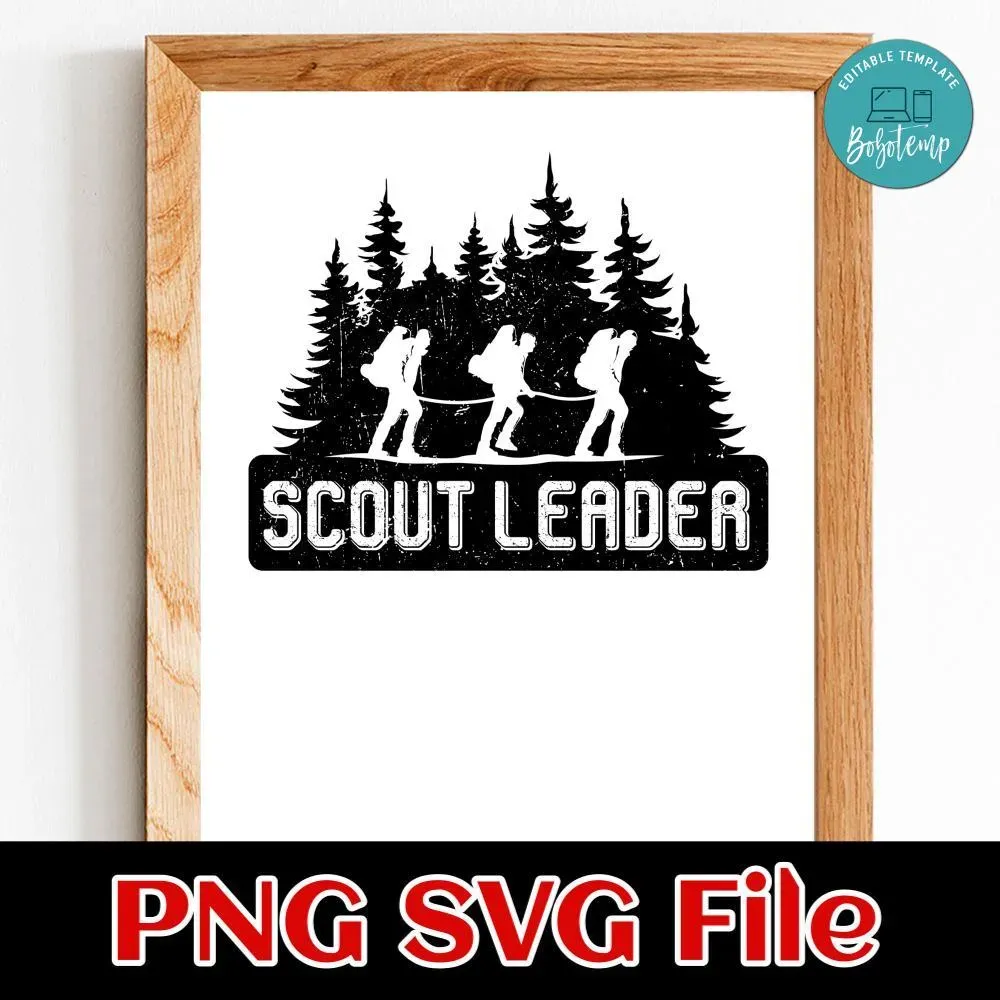 Scout Leader SVG PNG | Bobotemp