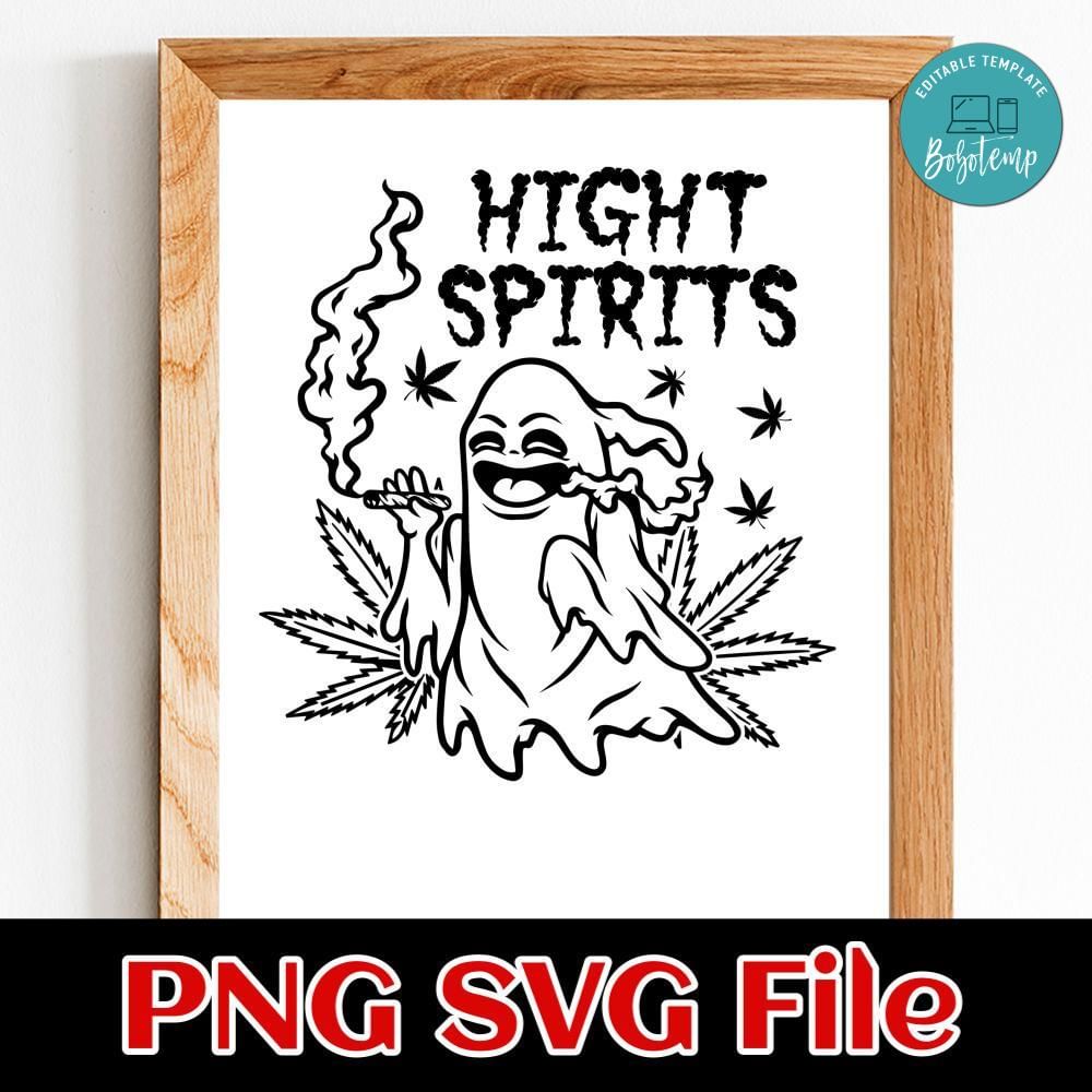 High Spirits SVG PNG | Bobotemp