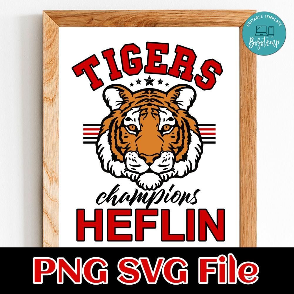 Tigers Champions Heflin Customer Request PNG | Bobotemp