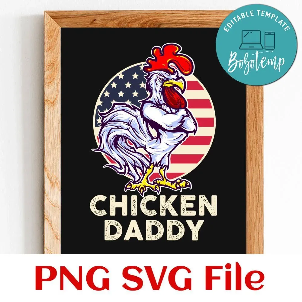 Chicken Daddy SVG | Bobotemp