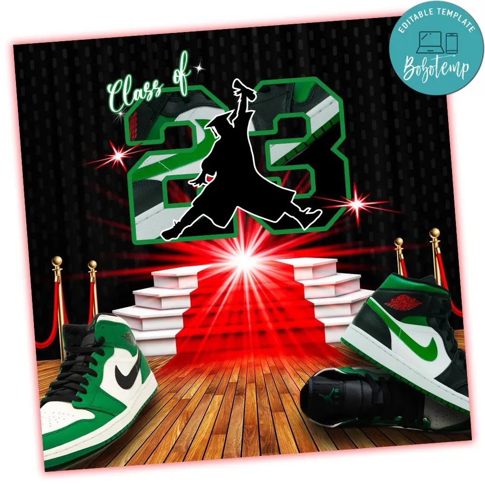 Jordan Graduation AOP SVG PNG | Bobotemp