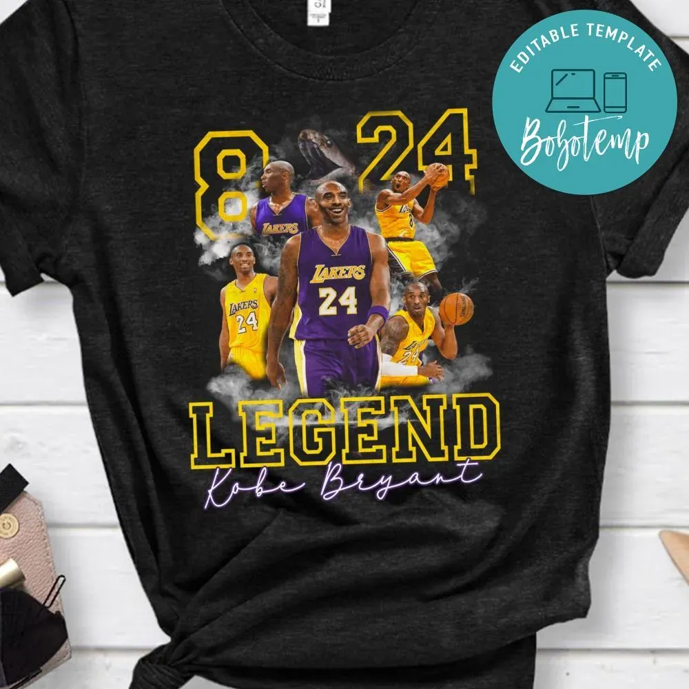 Legend Kobe Bryant PNG file template | Bobotemp