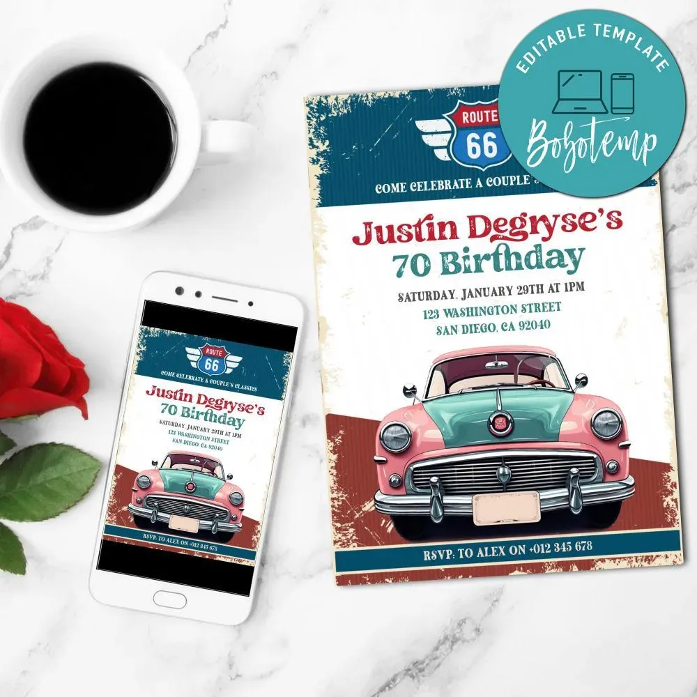 Oktoberfest Invitation Template Customizable DIY | Bobotemp