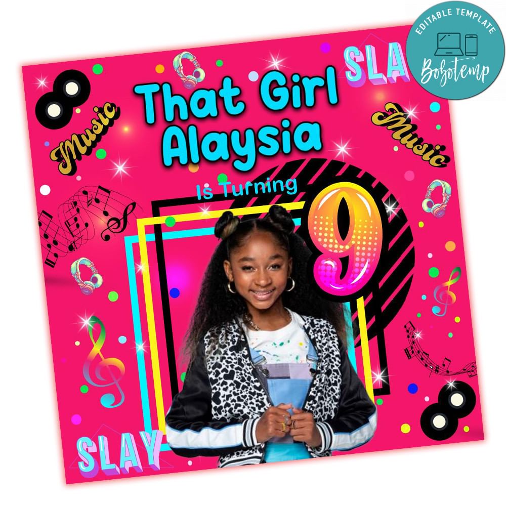 That girl Lay Lay PNG design template | Bobotemp