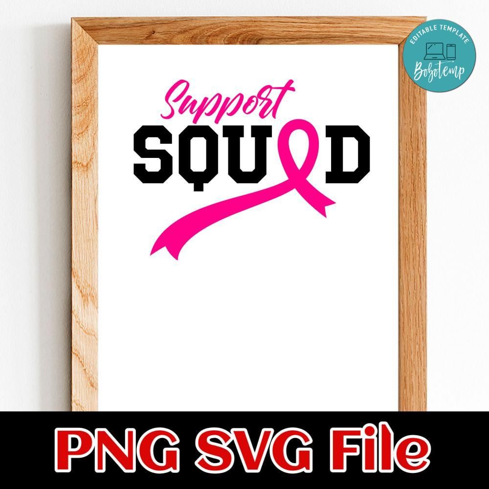 Support Squad SVG PNG | Bobotemp