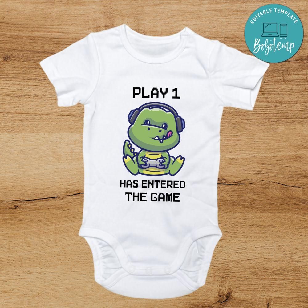 Player One has entered the game Toddler PNG file template | Bobotemp