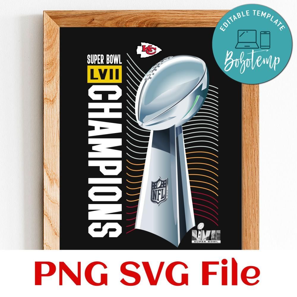 Super bowl LVII champions PNG SVG file | Bobotemp