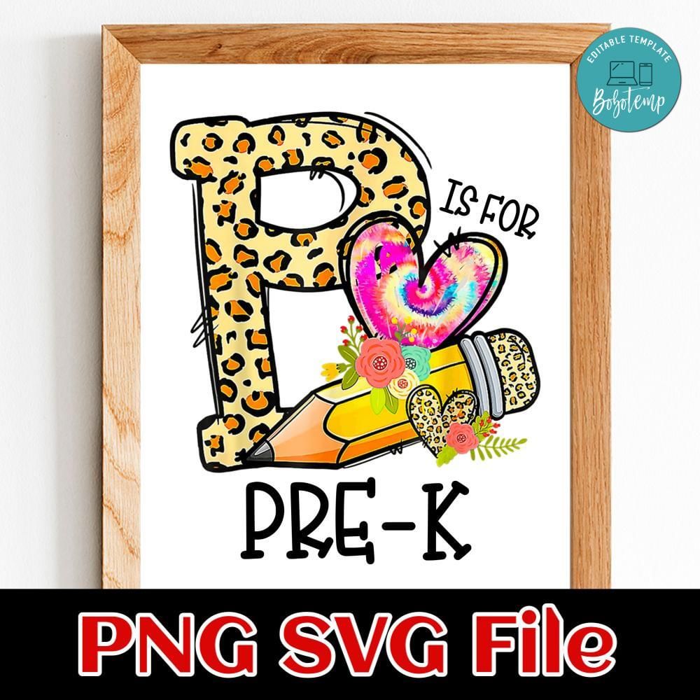 P Is For Pre K PNG | Bobotemp