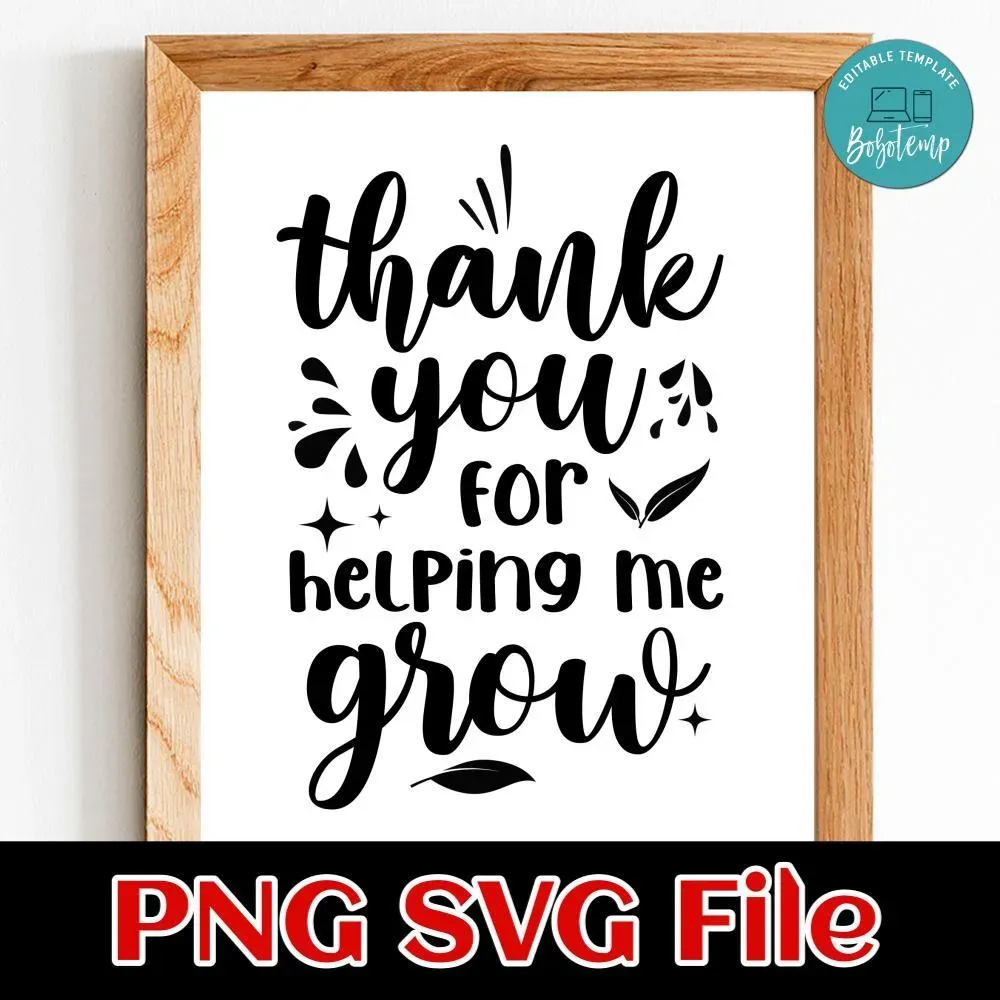 Teacher Appreciation SVG PNG design Customizable Instant Download ...