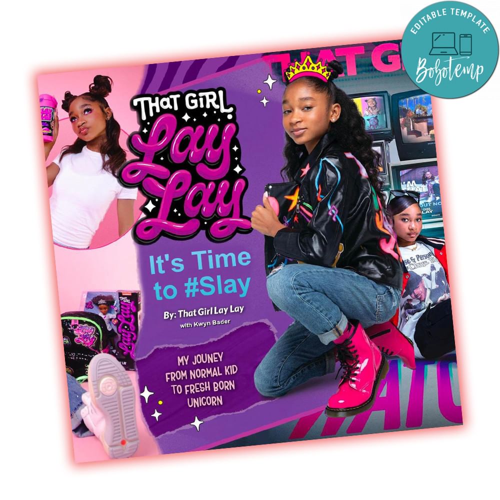 That Girl Lay Lay All Over Design PNG SVG file template | Bobotemp